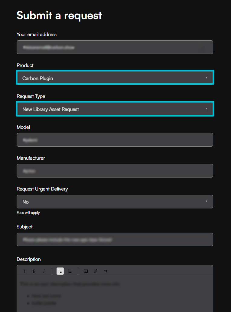 Requesting New Library Items